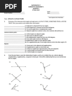Grade 8 Math Lesson Exemplar Q1 | PDF | Mode (Statistics) | Mean