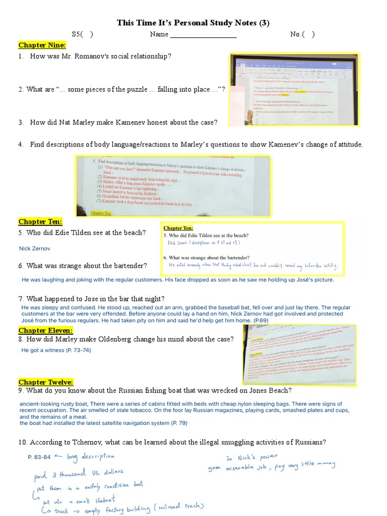 Study Guide for Mystery Novel | PDF
