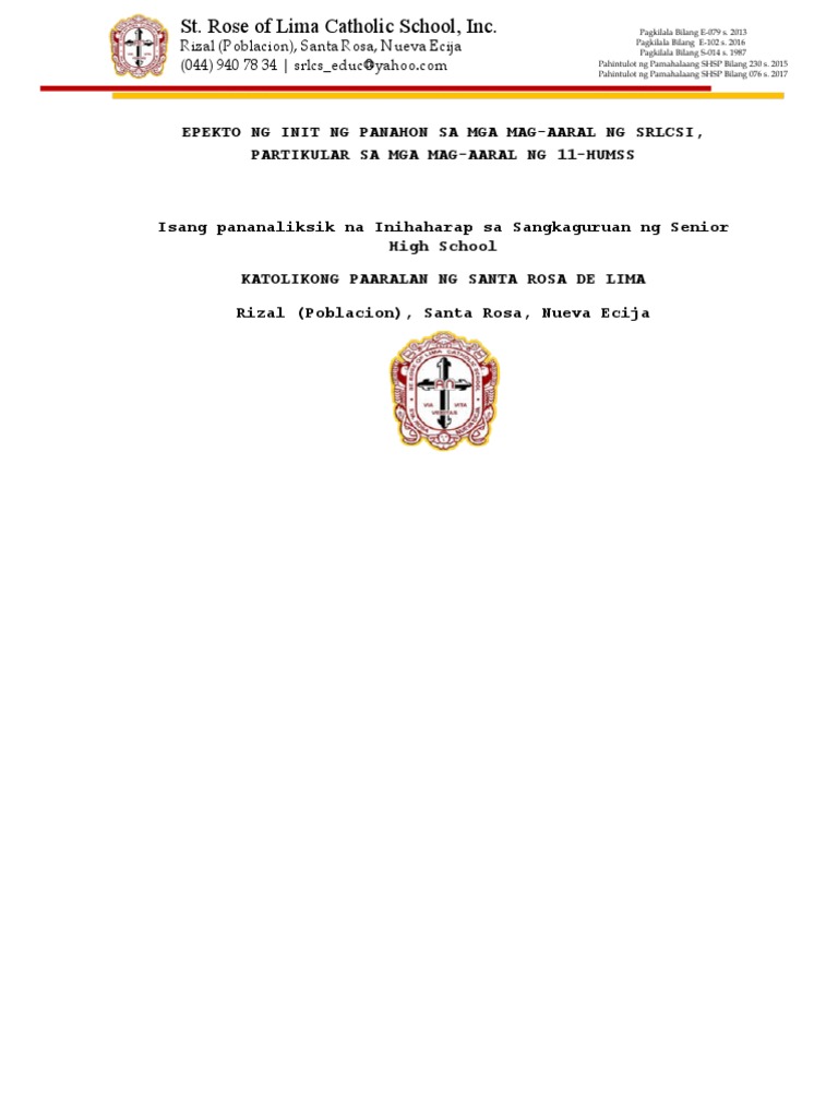 RESEARCH - PAGBASA AT PAGSUSURI (Chapter 1) | PDF