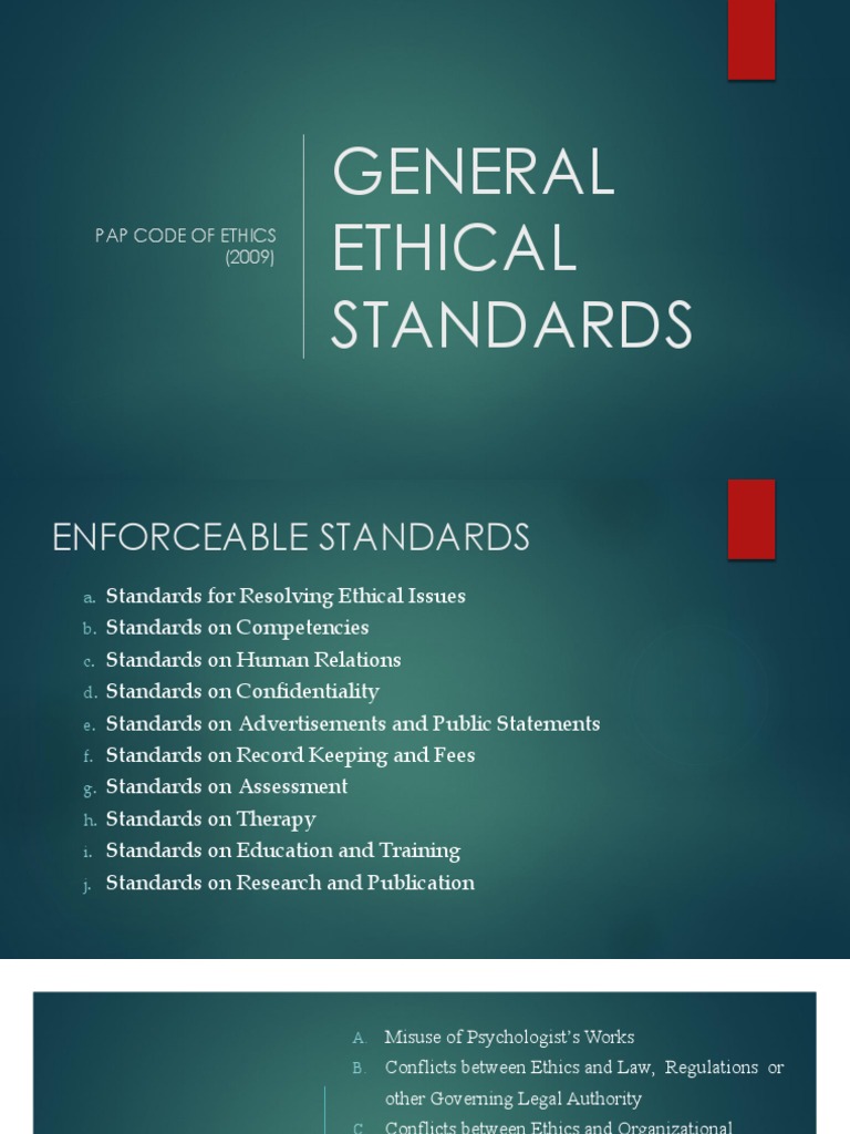Ethical Standards in Psychology Practice | PDF | Applied Ethics | Justice