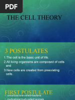 Cell Theory Timeline | PDF