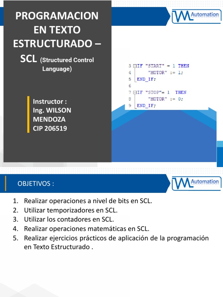 6.instrucciones de Bits, Temporizadores y Contadores en SCL | Descargar gratis PDF | Lenguaje de ...