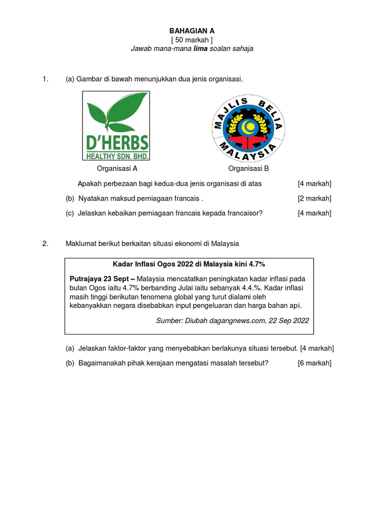 Soalan K2 2022 | PDF
