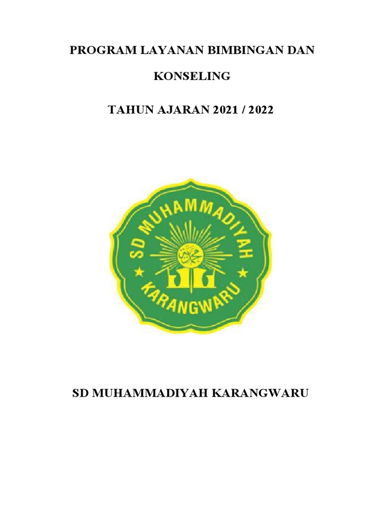 Program BK SD Muhammadiyah | PDF