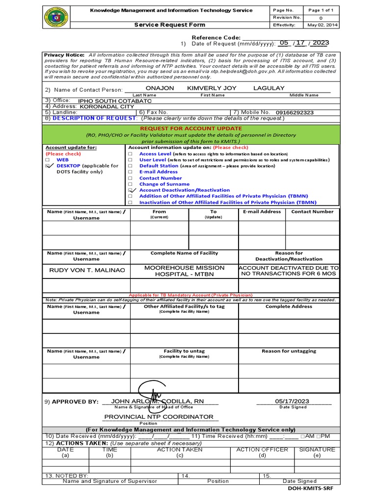SRF ITIS Account Update - 2021 | PDF | Computing | Cyberspace