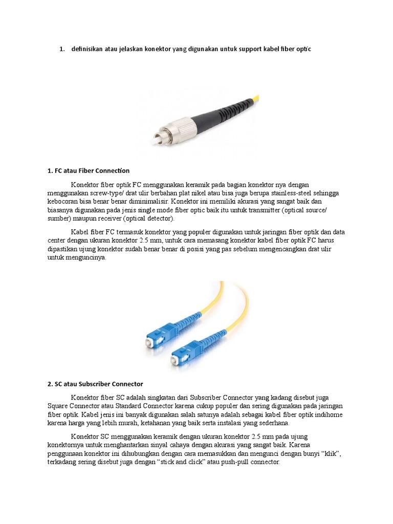 Kabel Optik | PDF