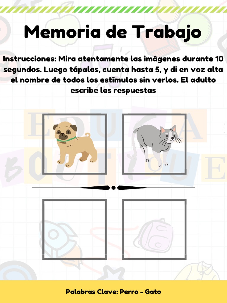 Memoria de Trabajo | PDF