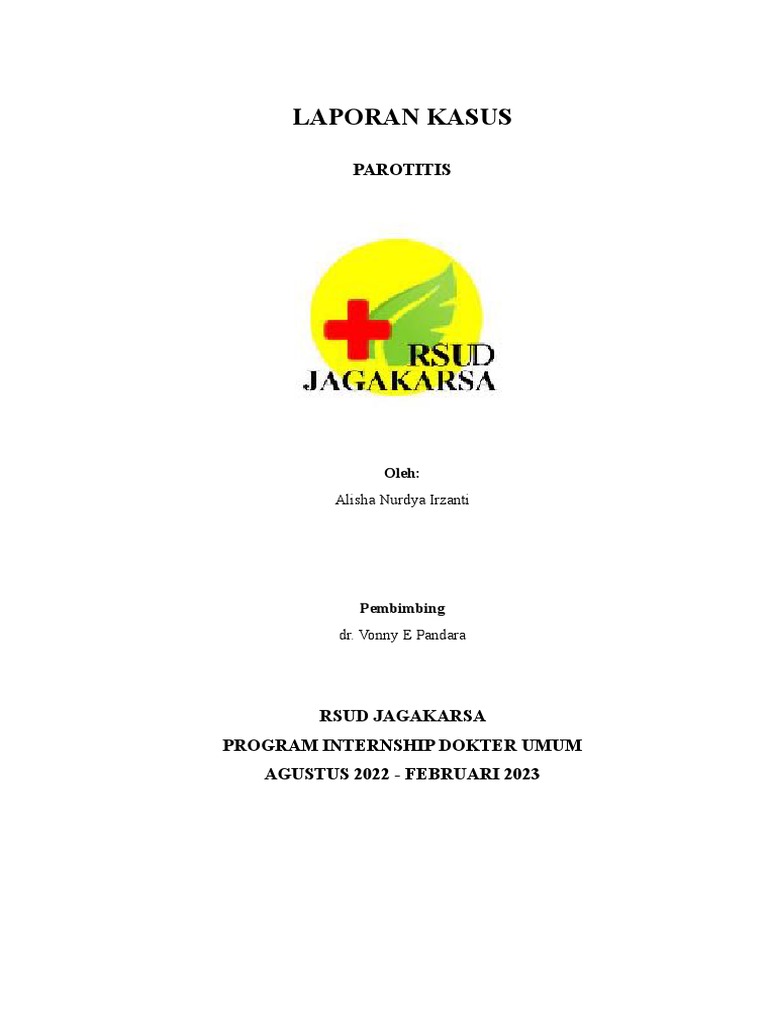 Laporan Kasus Parotitis pada Anak | PDF
