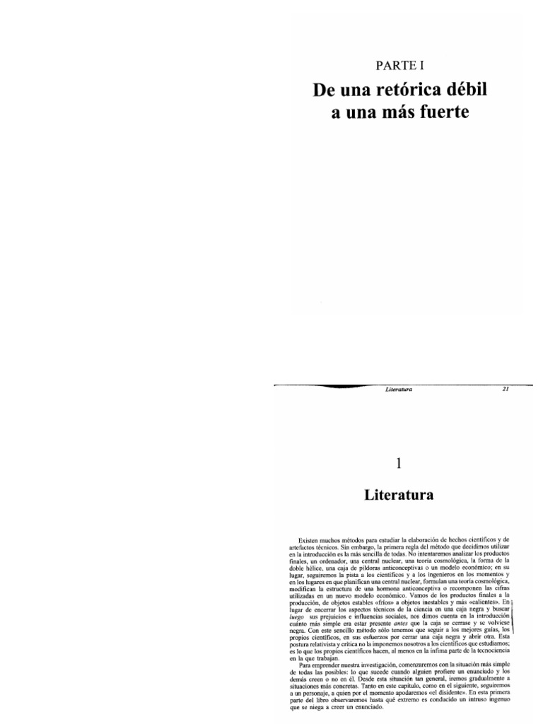 Bruno Latour Ciencia en Accion Como Seguir A Los Cientificos e ...