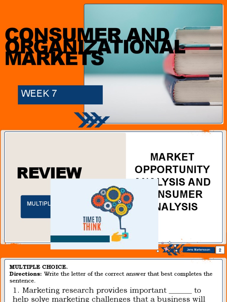 Week 7 Consumer and Organizational Markets | PDF | Consumer Behaviour ...