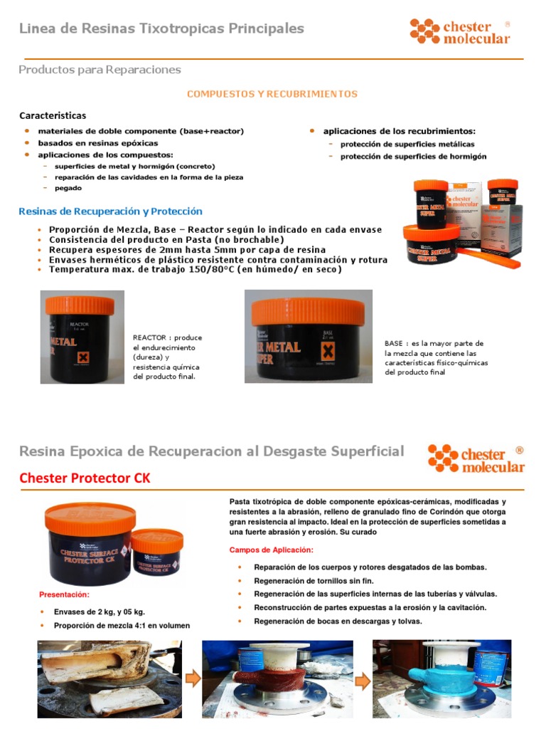 Presentacion Resinas Chester Molecular Protector CK y CF | Descargar ...