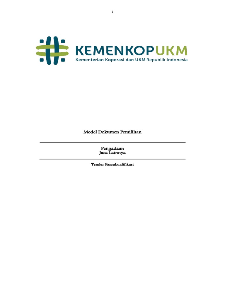 MDP Tender Wirausaha JasTek Final | PDF