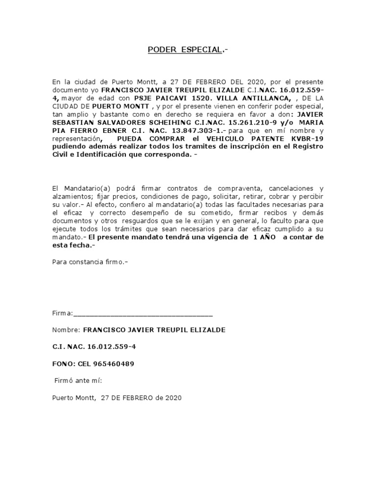 Poder Especial | PDF