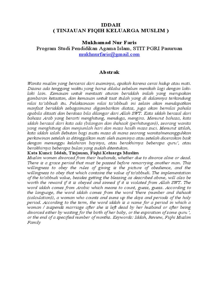 Artikel M. Nur Faris | PDF