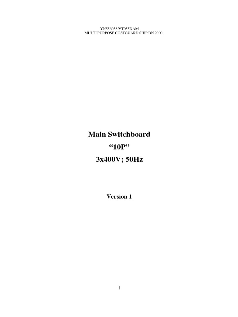 PMS-DN 2000 MSB-Description | PDF | Electric Motor | Electric Generator