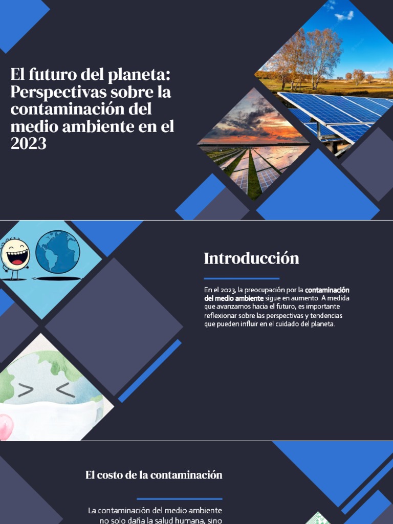 Contaminación Del Medio Ambiente en El 2023 | PDF
