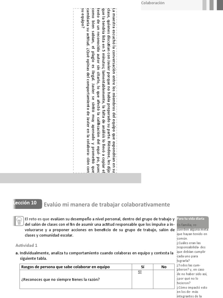 Colaboracion Leccion 10 | PDF