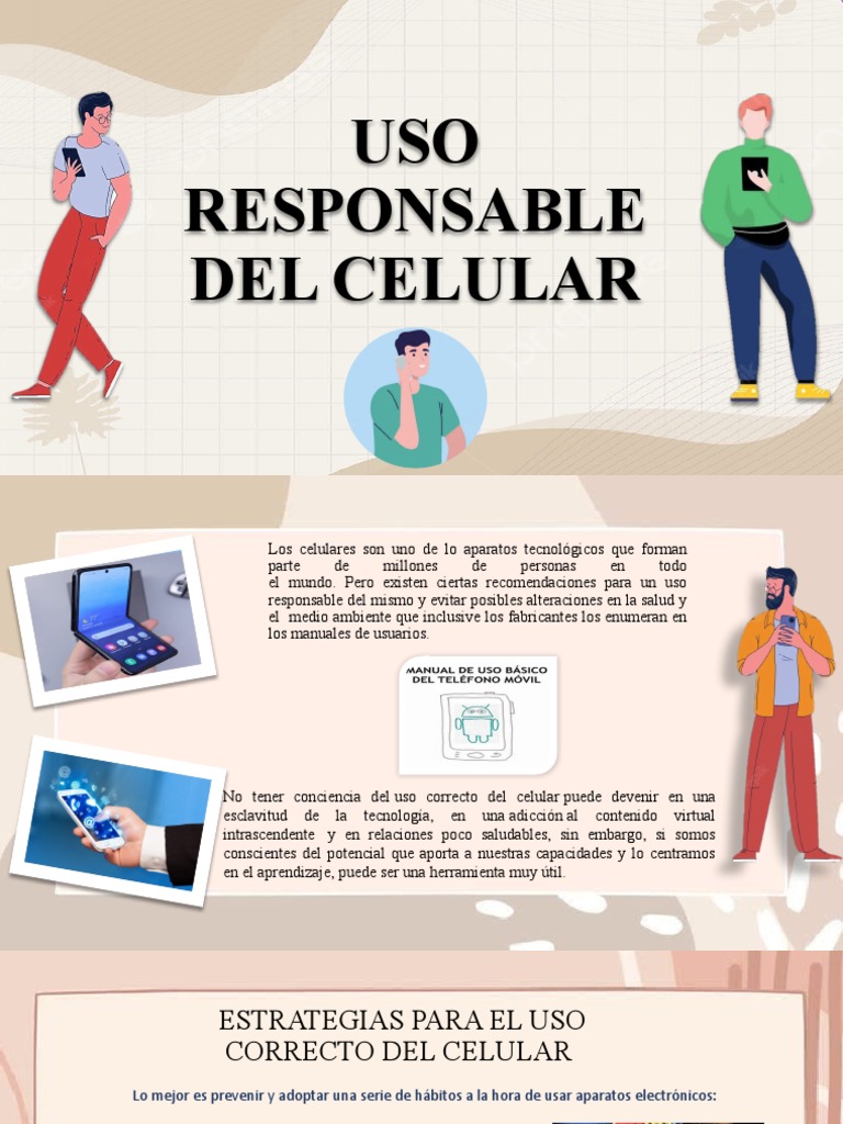 Uso Responsable Del Celular | PDF | Teléfonos móviles | Comunicación