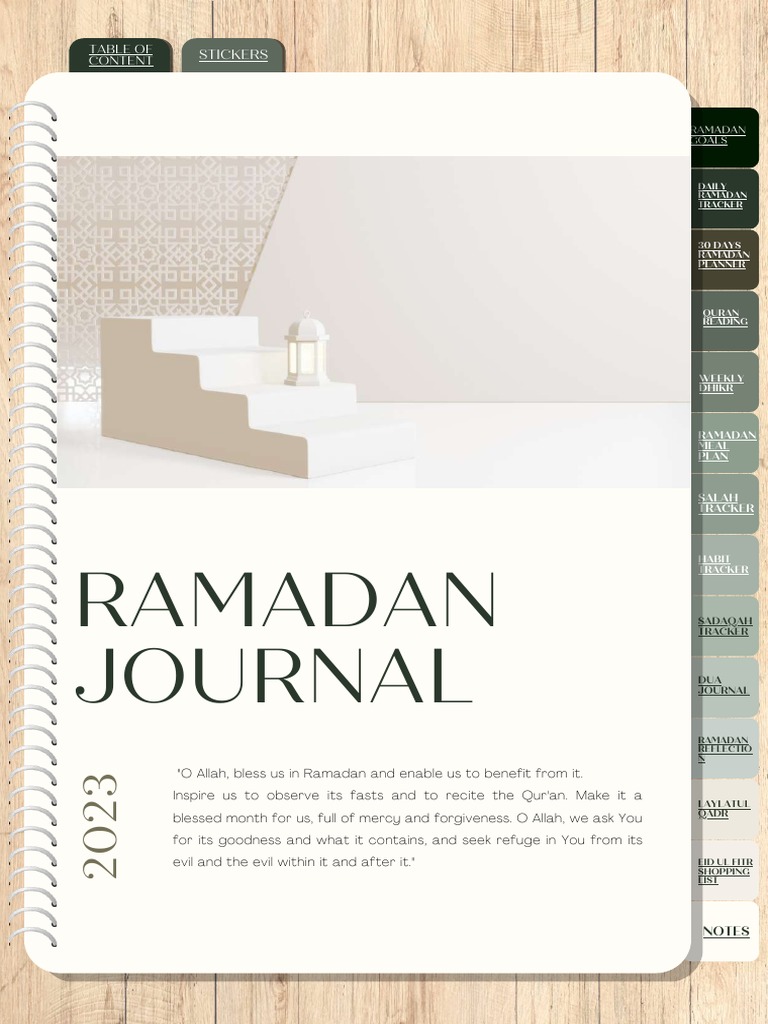 A5 Sized Green Ramadan Planner | PDF | Ramadan | Islamic Jurisprudence