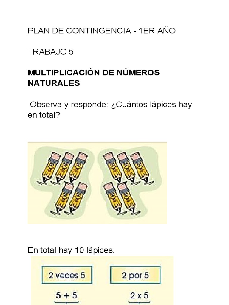 La Multiplicación | PDF