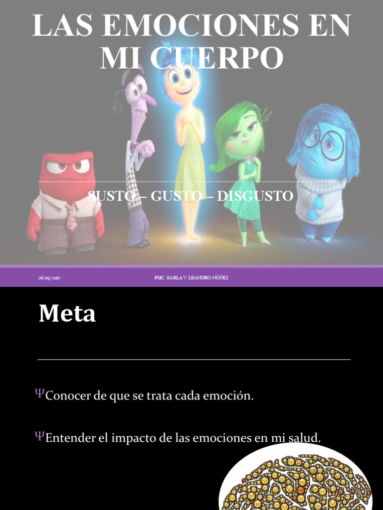 Susto, Gusto, Disgusto | PDF | Las emociones | Sistema endocrino