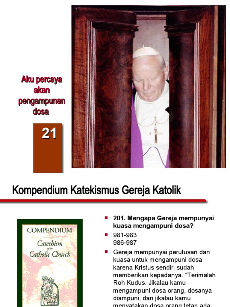 Kuasa Pengampunan Dosa dalam Gereja | PDF | Agama & Spiritualitas