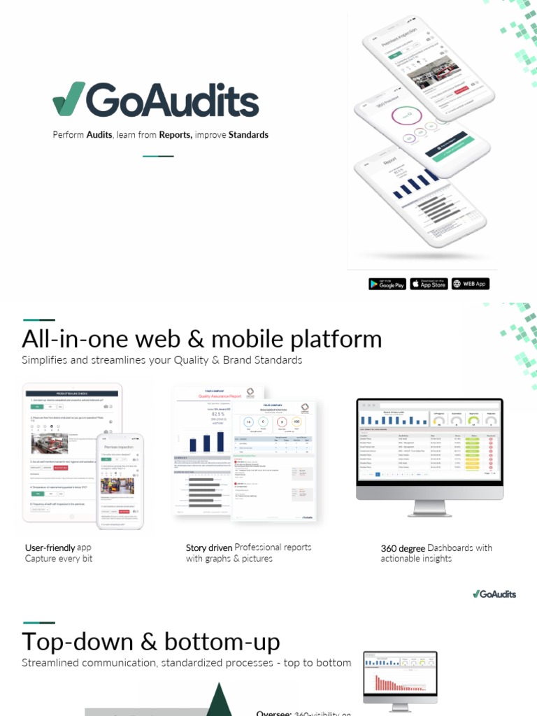 GoAudits Generic+Presentation | PDF | Audit | Occupational Safety And ...