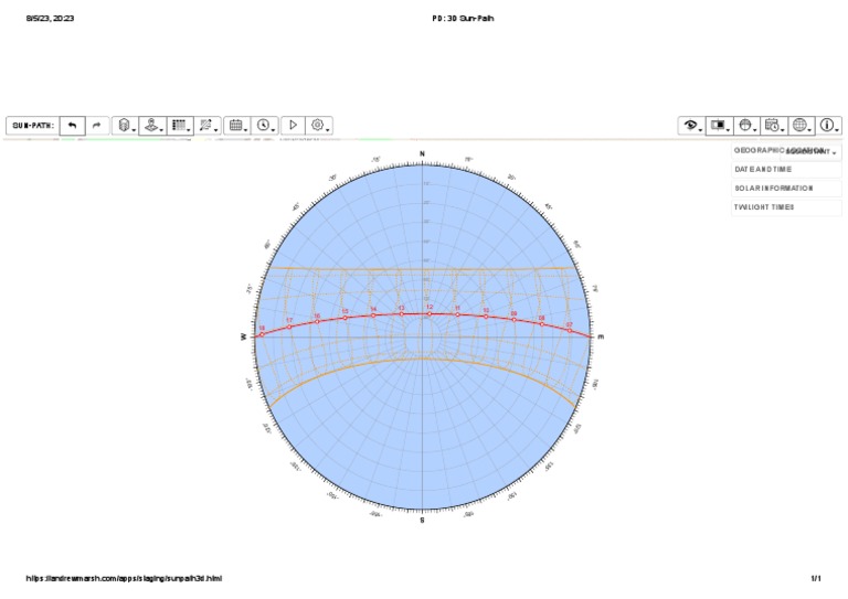 3D Sun Path Visualization Tool | PDF | Forms Of Energy | Solar Energy