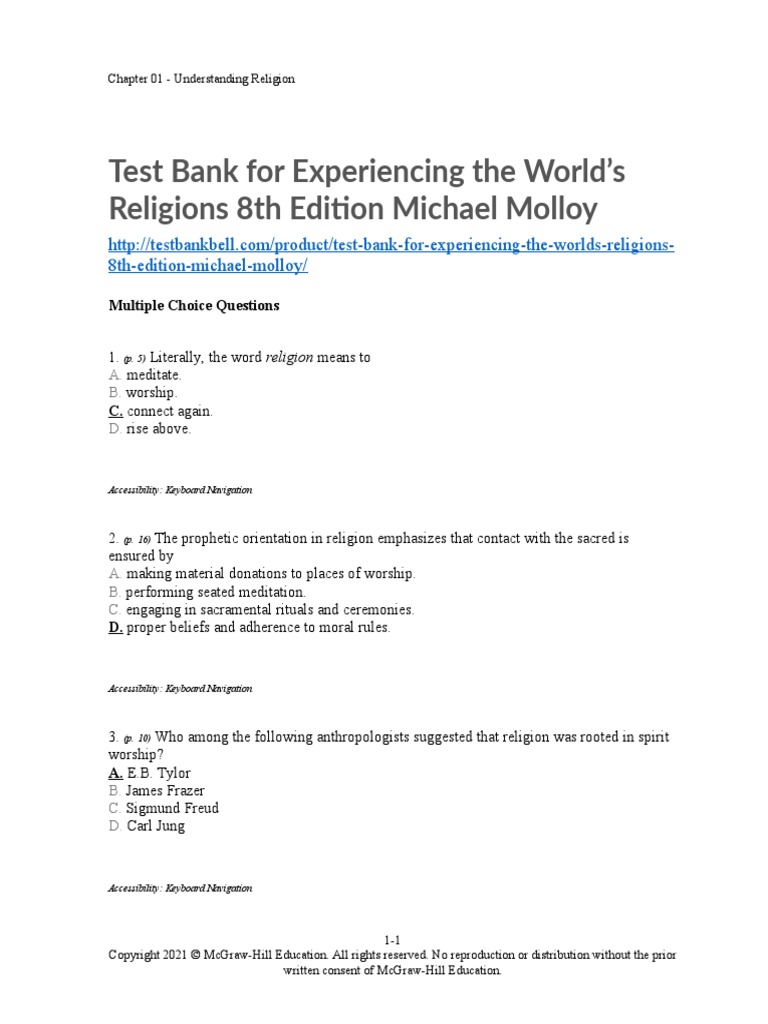 Experiencing The World's Religions 8th | Download Free PDF | Monotheism ...