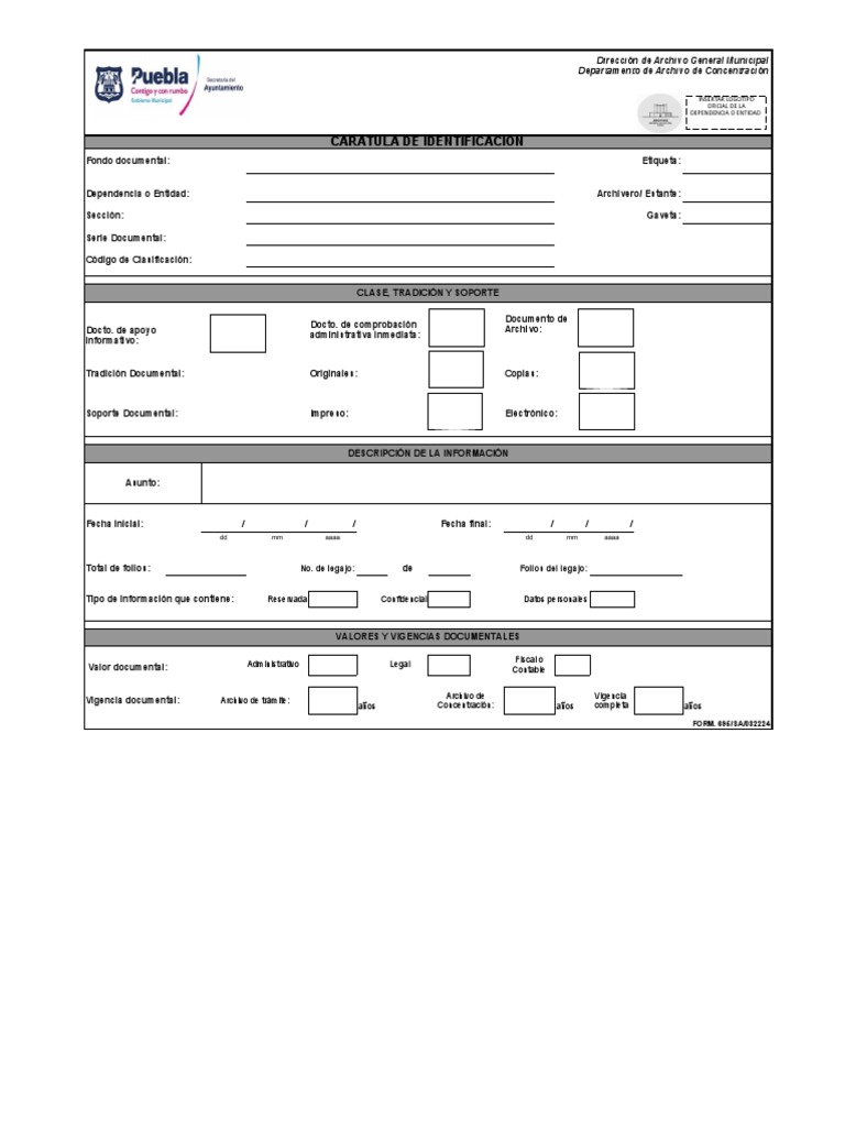 Carátula de Expediente | PDF | Archivo de computadora | Archivista