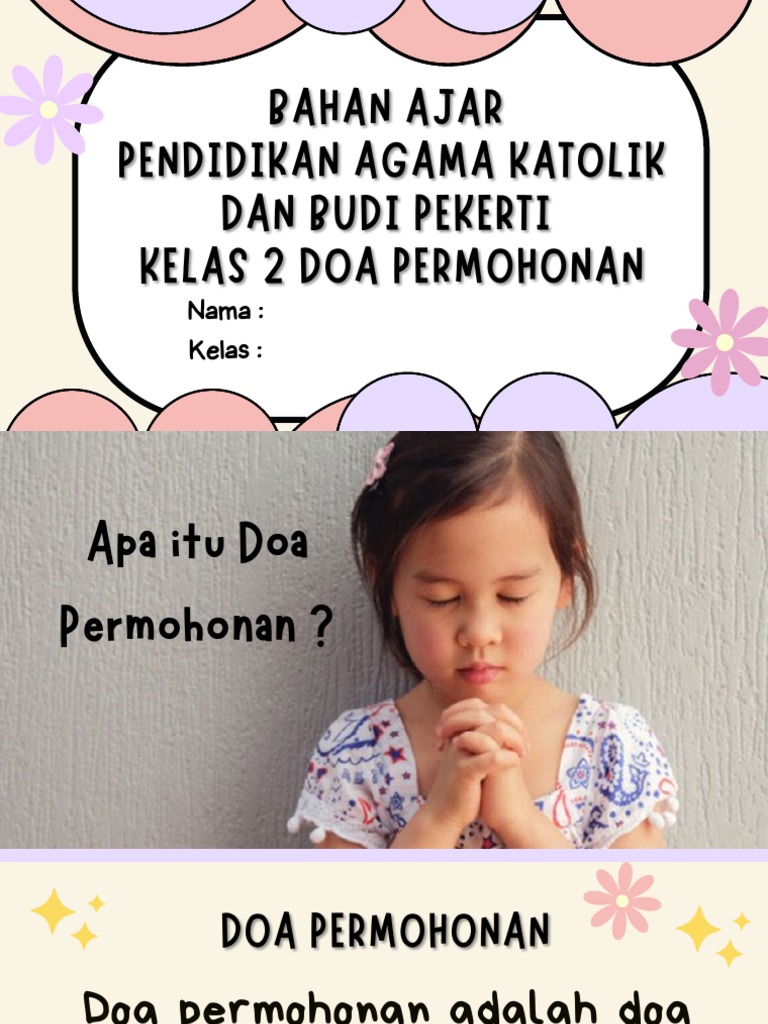 Doa Permohonan: Memohon dengan Tulus | PDF