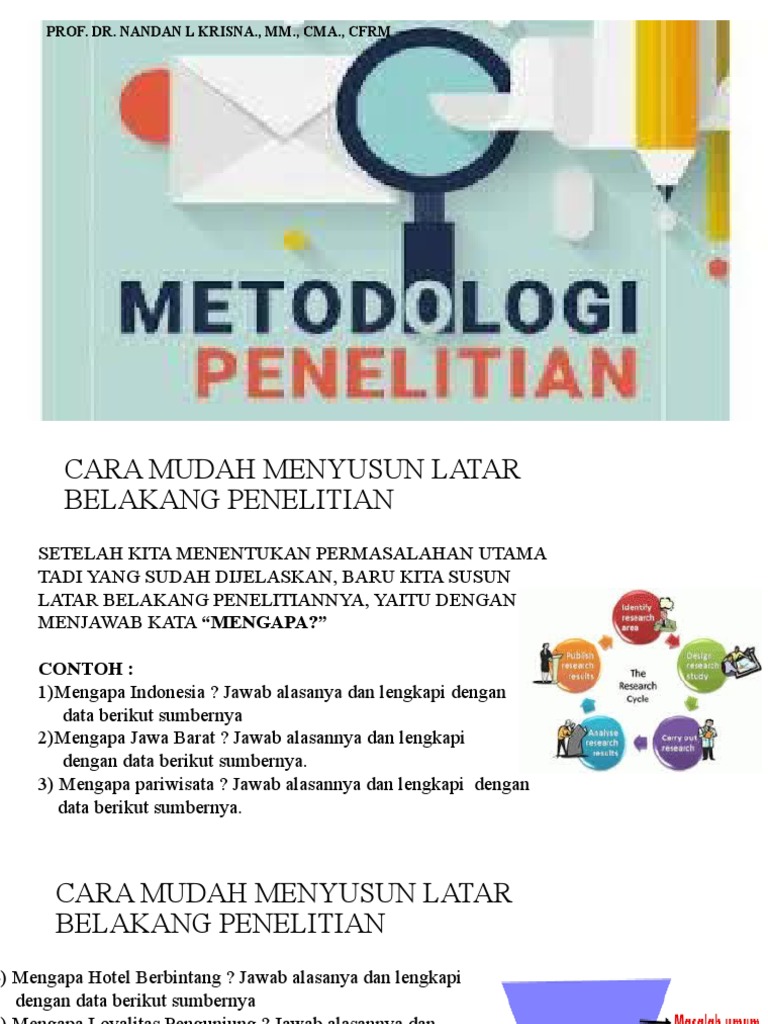 Metode Penelitian s3-2 Unwim | PDF