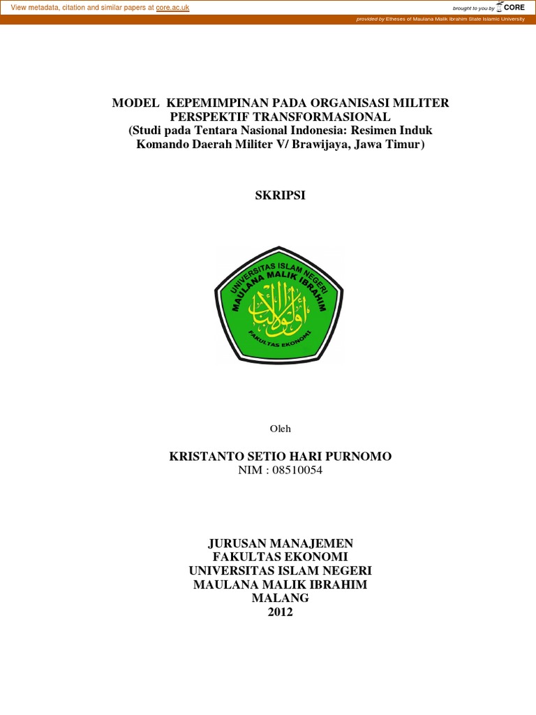 Contoh Pembuka Karmil | PDF