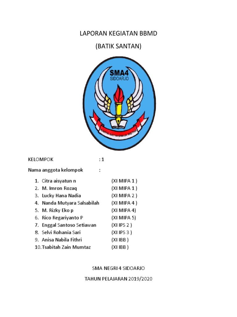 Laporan Kegiatan BBMD | PDF