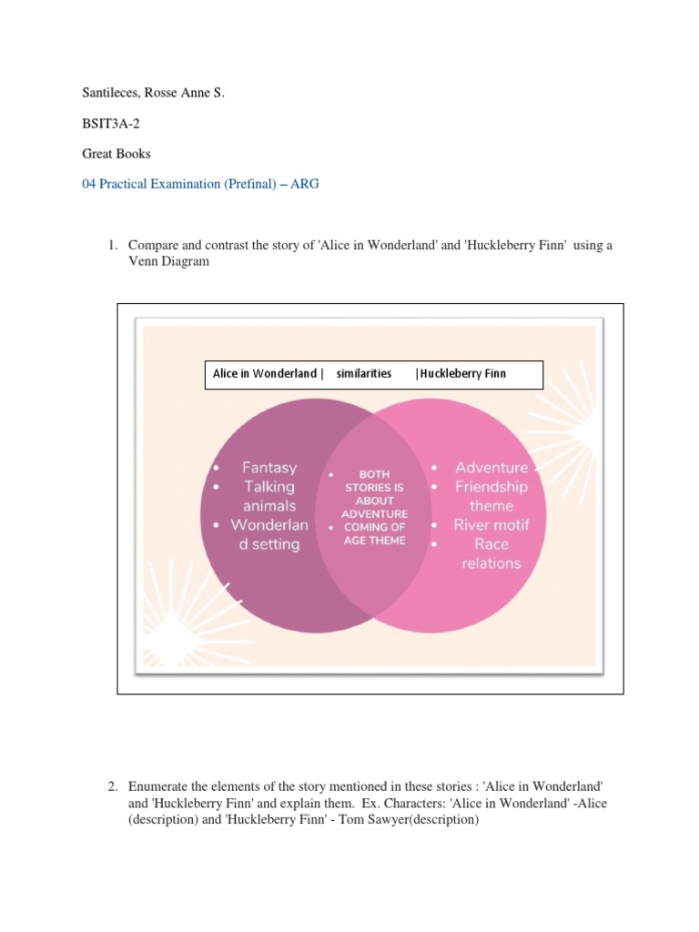 Santileces 04PracticalExamination (Prefinal) Greatbooks | PDF ...