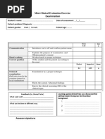 RACP Mini-CEX Advanced Training Form | PDF | Physical Examination ...