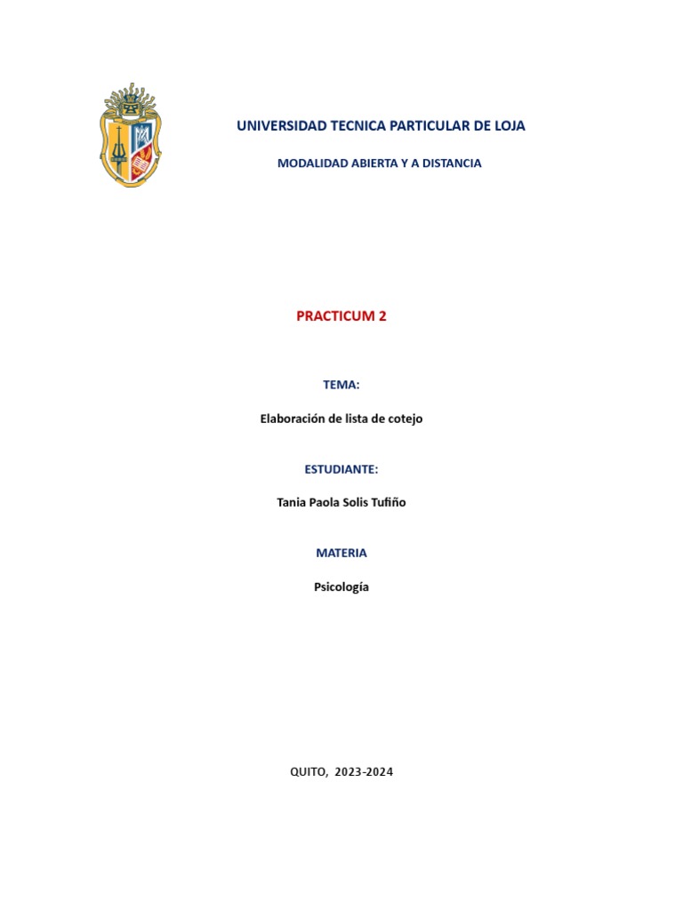 Practicum 2 Tania Solis | PDF | Cognición | Ciencia cognitiva