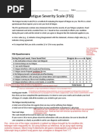 Piper Fatigue Scale | PDF | Fatigue (Medical) | Mental And Behavioural ...