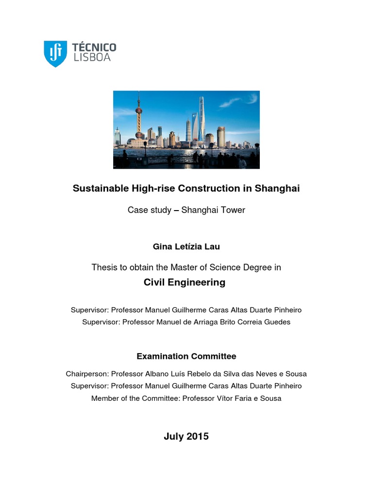 Sustainable High-rise Construction in Shanghai | PDF | Sustainability ...