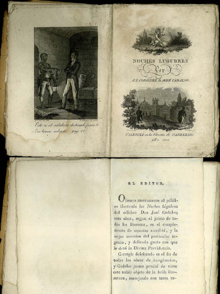 José Cadalso Noches Lugubres | PDF