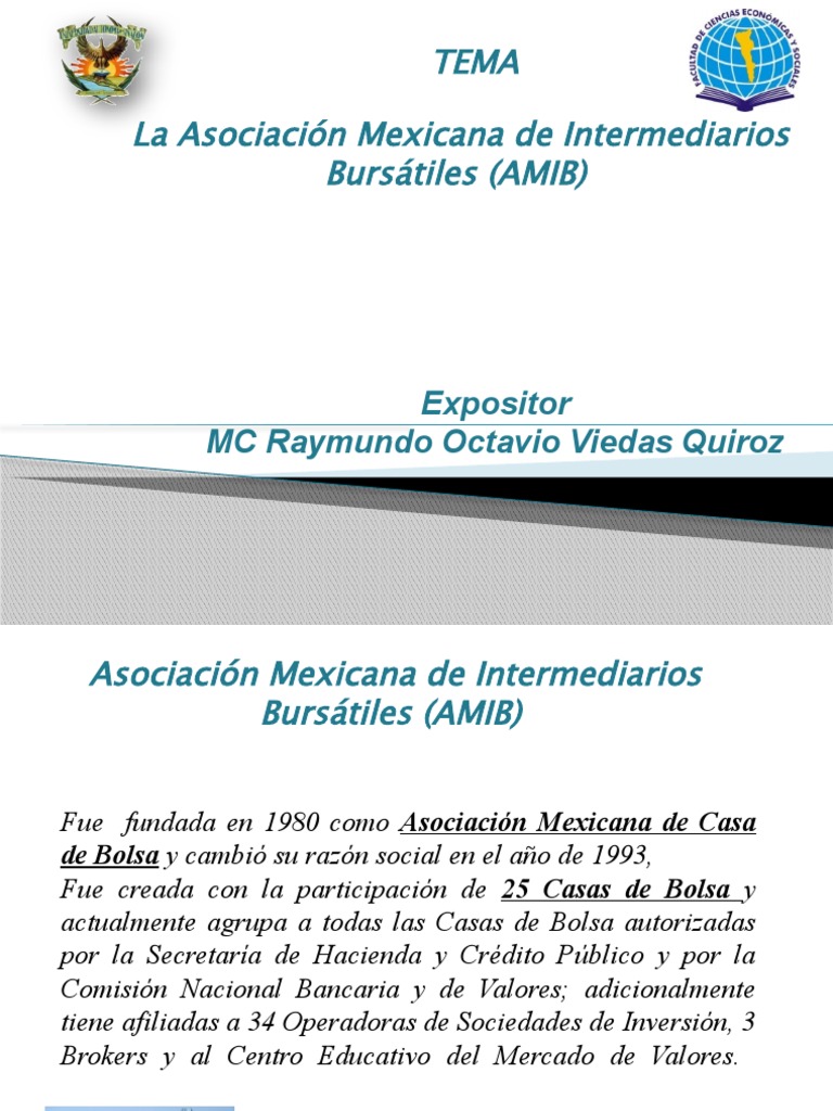 2 Amib | PDF | Bolsa | Bolsa de Valores