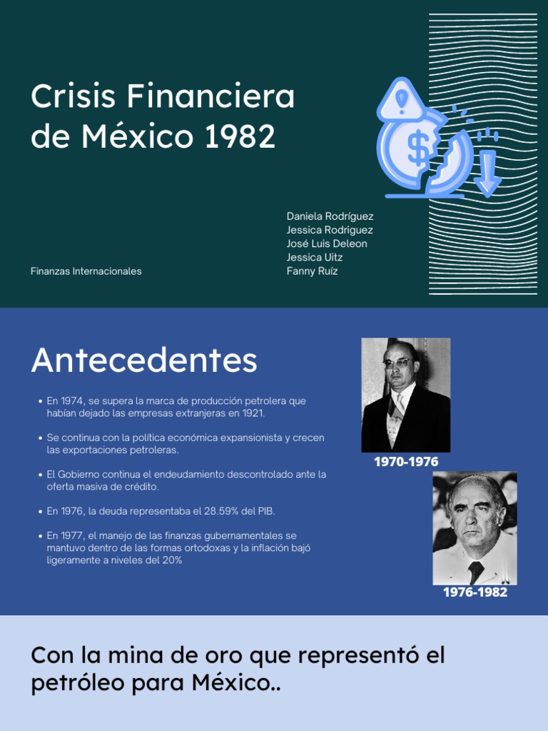 Crisis Económica En México 1982 Pdf Deuda México
