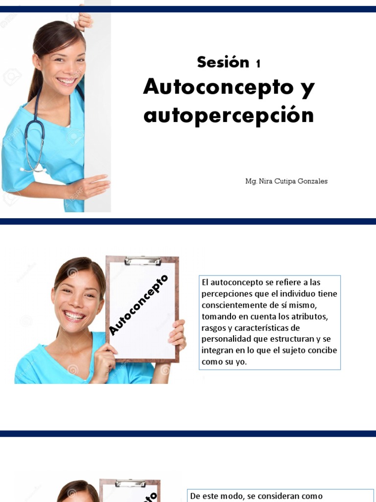 Autopercepción y Autoconcepto | PDF | Autoestima | Ciencias del ...