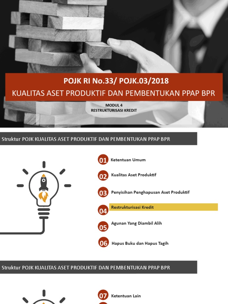 Modul 4 Restrukturisasi Kredit | PDF