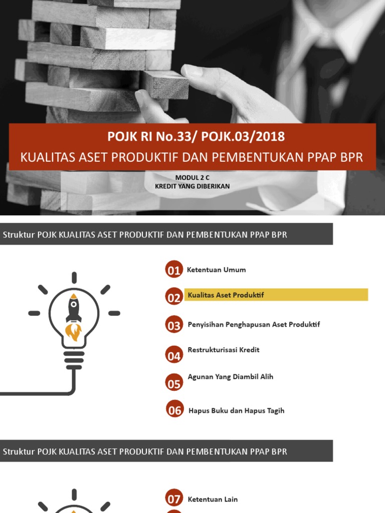 Modul 2C Kualitas Aktiva Produktif Kredit | PDF