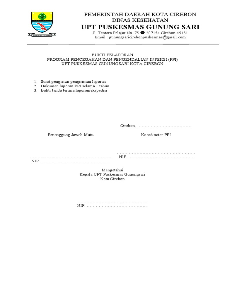 Ep 3 Ppi Laporan Ppi Ke Dinkes | PDF