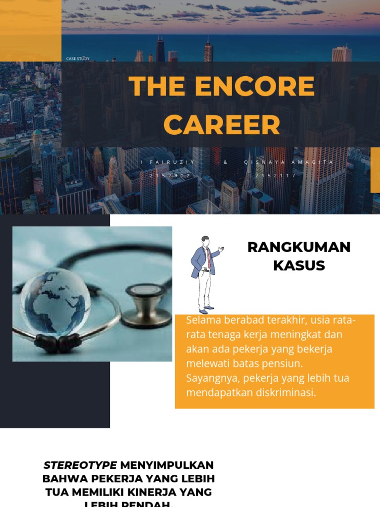 The Encore Career | PDF