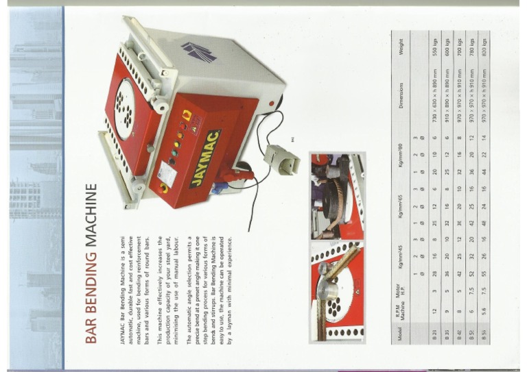 Jaymac Cutting Machine | PDF