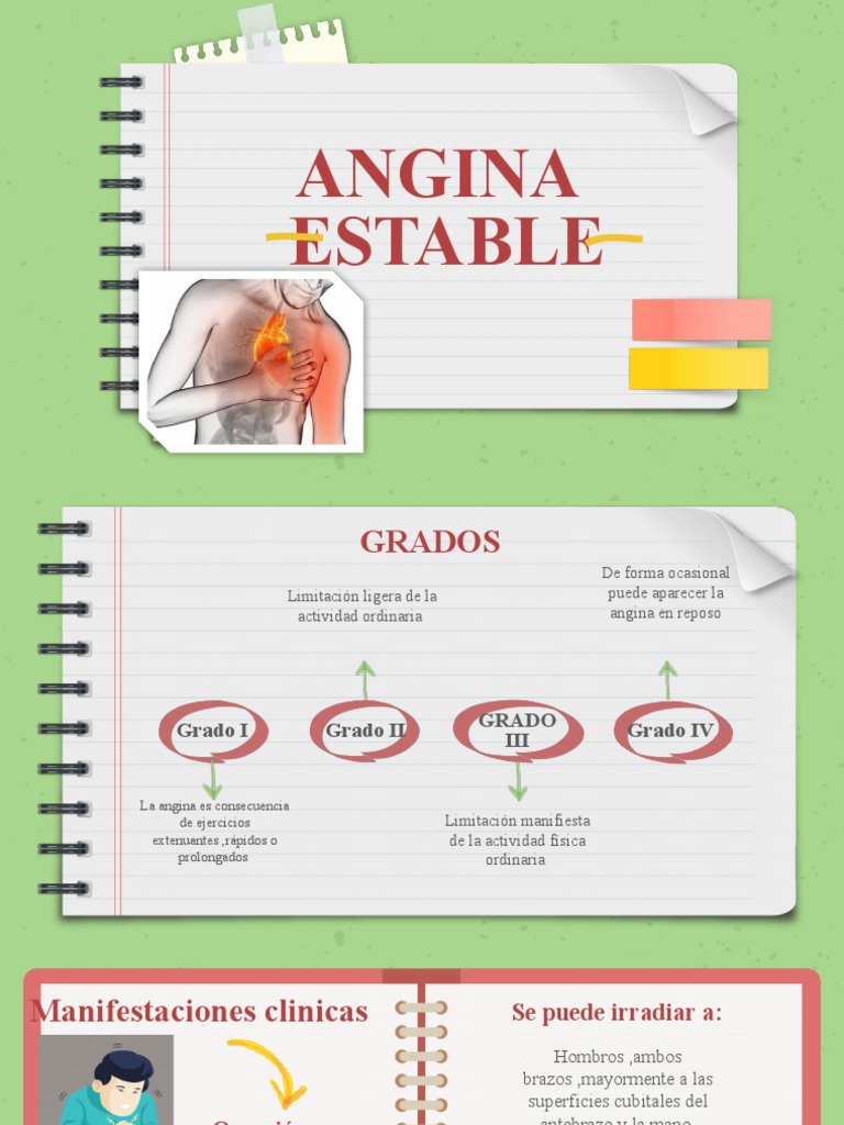 Guía de Angina: Síntomas y Diagnóstico | PDF