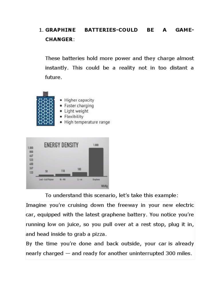 Graphine Batteries | PDF | Graphene | Physical Sciences